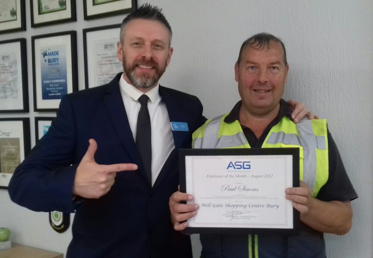Friendly and motivated Paul Simms’ dedication has been recognised with ...